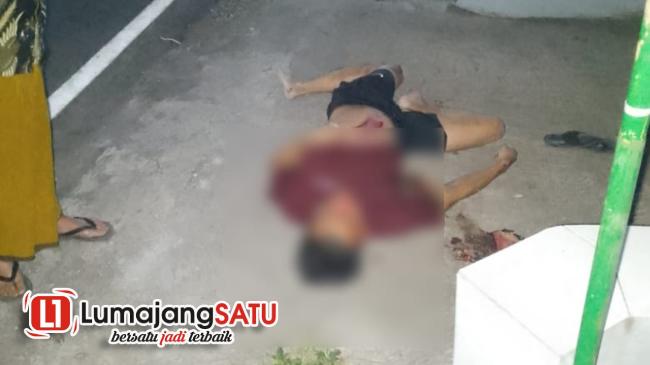 Kecelakaan di Desa Sentul Lumajang, Pengendara Motor Tak sadarkan Diri ...