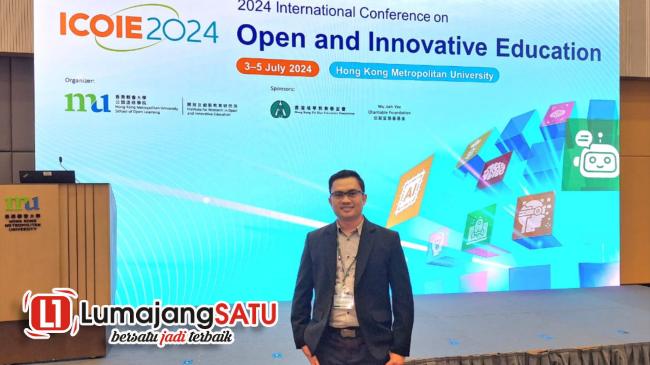 Dosen STKIP PGRI Lumajang Sukses Seminar Internasional di Hongkong