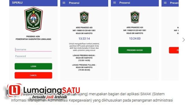 Duh..!!! Absensi "Si Perlu" ASN Pemkab Lumajang Mudah Dibobol dan Dihack
